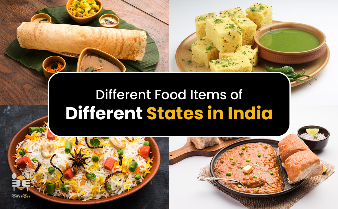 Different Food Items of Different States in India